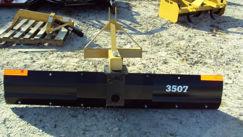 Dirt Dog 3pt 7' foot angle grader blade 3507 Blade Rear-3 Point Hitch ...