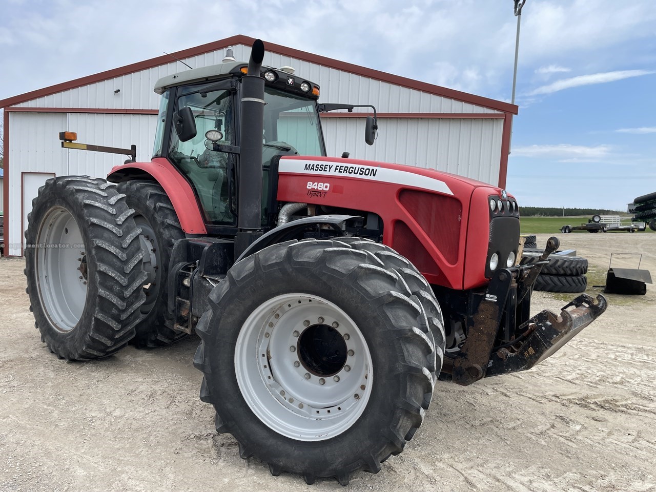 2008 Massey Ferguson 8480 Tractor - Row Crop For Sale in Pound Wisconsin